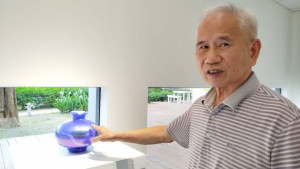 邱文虎在新竹市玻璃工藝博物館舉辦玻璃工藝個展。